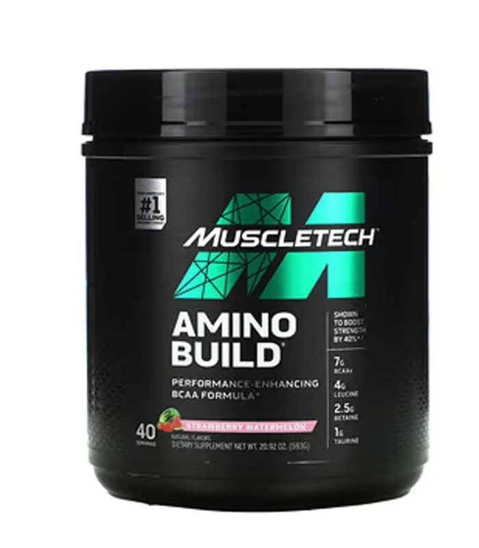 MTECH AMINO BUILD STRAWBERRY WATERMELON 40SVS20.92OZ 593G - Tims ...