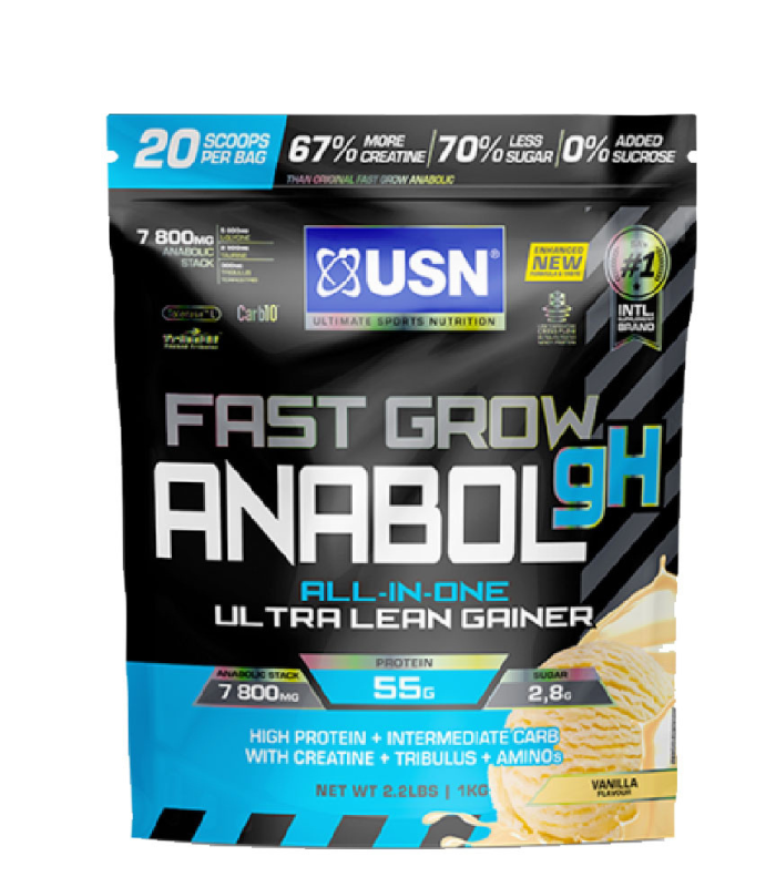 Usn Fast Grow Anabolic Vanilla 1Kg - Tims Nutrition Consultancy