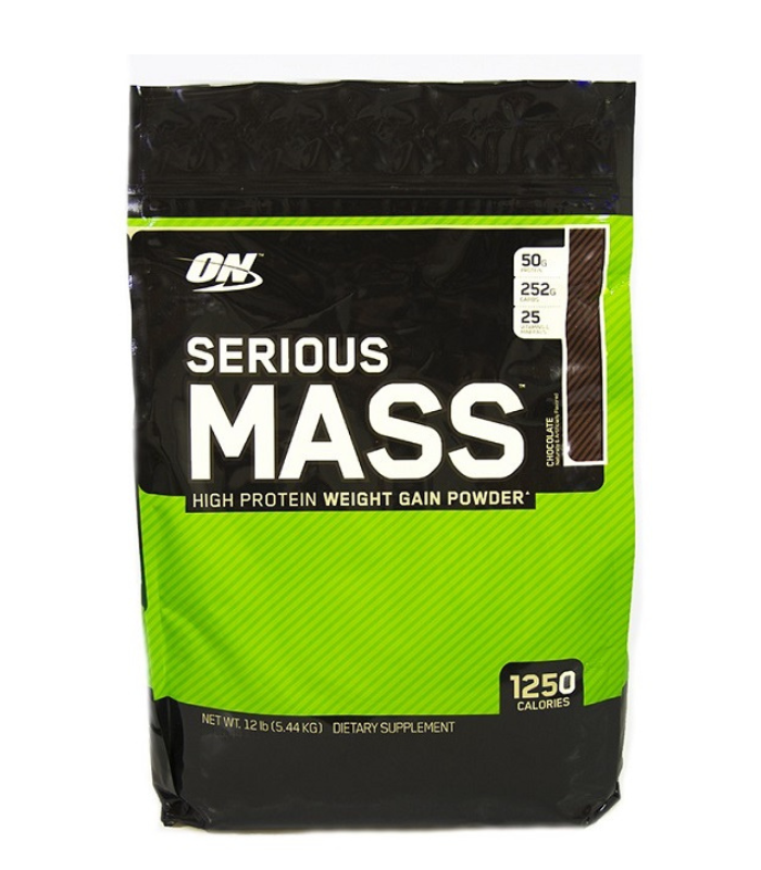 Optimum Nutrition Serious Mass Chocolate 12Lb (5.6Kg) - Tims Nutrition ...