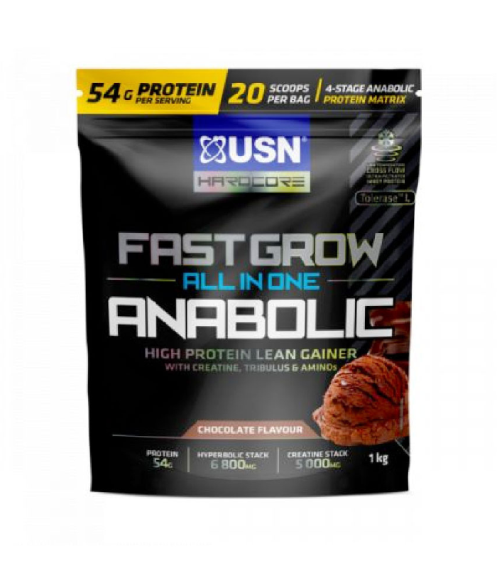 Usn Fast Grow Anabolic Choc Cream 1Kg - Tims Nutrition Consultancy